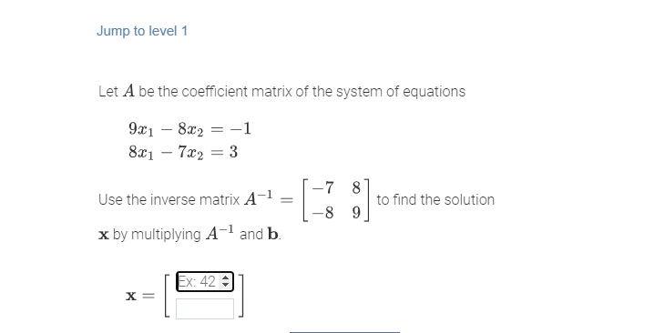 Solved Jump to level 1 Let A be the coefficient matrix of | Chegg.com