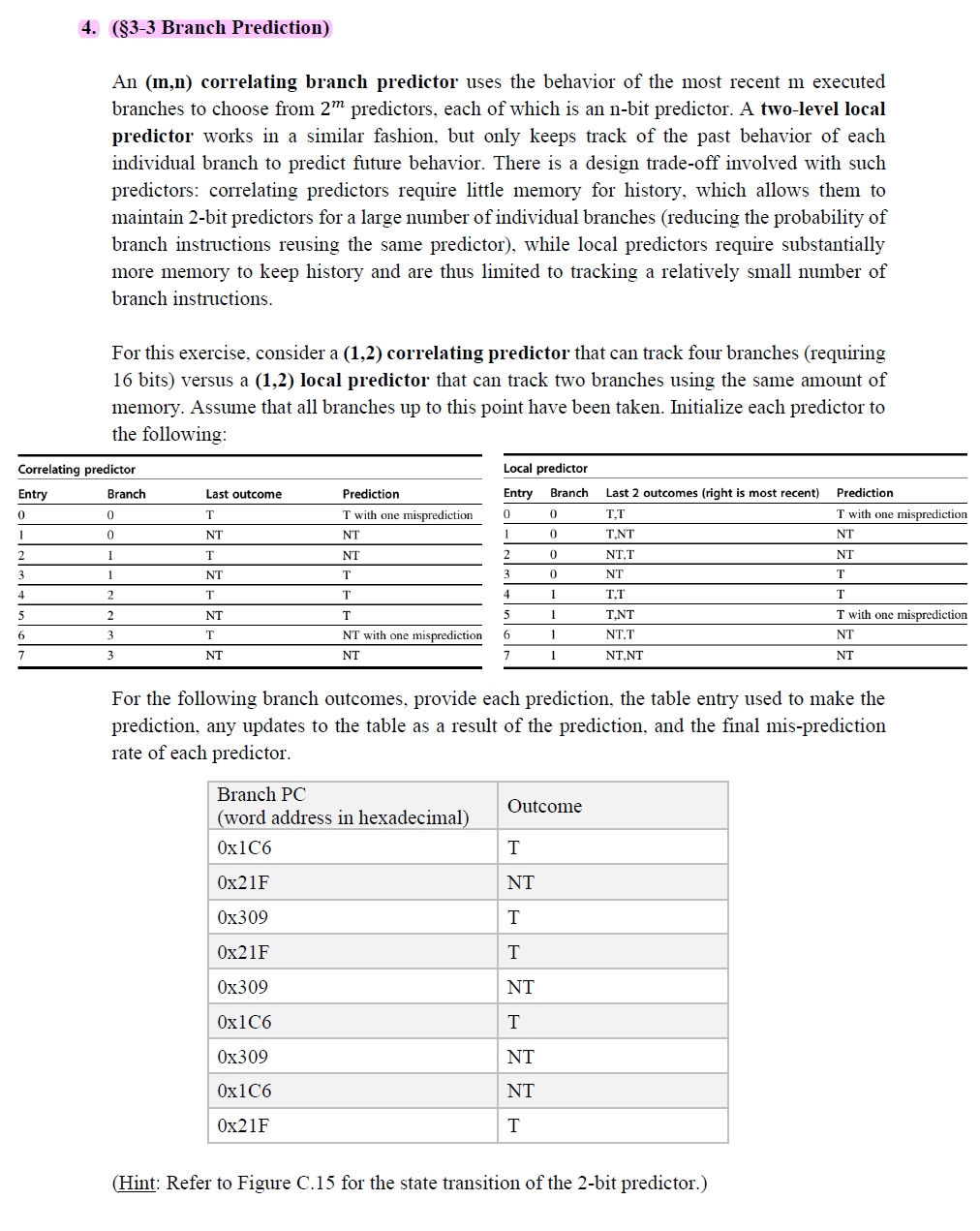 Solved Textbook: John L. Hennessy & David A. Patterson, | Chegg.com
