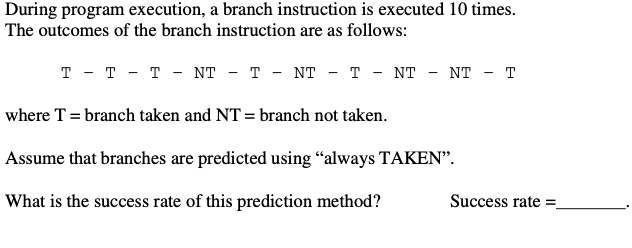 Solved During program execution, a branch instruction is | Chegg.com