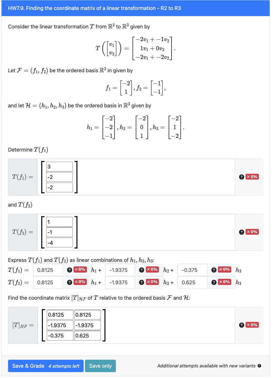 Solved Consider the linear transformation T from R2 to R3 | Chegg.com