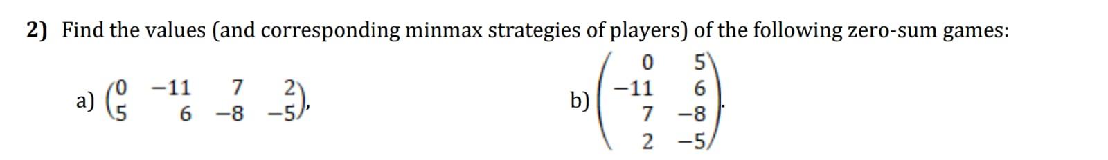 Solved 2 Find The Values And Corresponding Minmax 