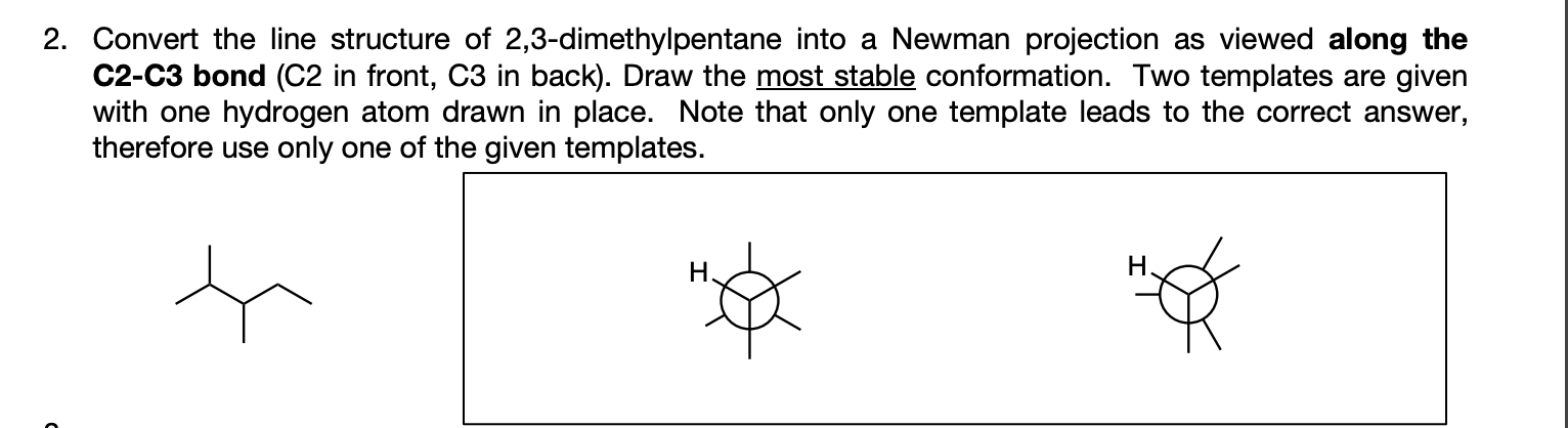 Solved Convert the line structure of 2,3-dimethylpentane | Chegg.com