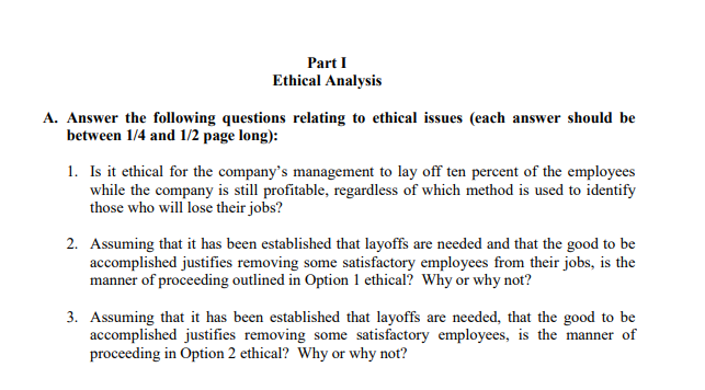 Solved Read the fact pattern for the assignment. Then answer | Chegg.com