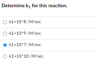 Solved We try to determine the association rate constant for | Chegg.com