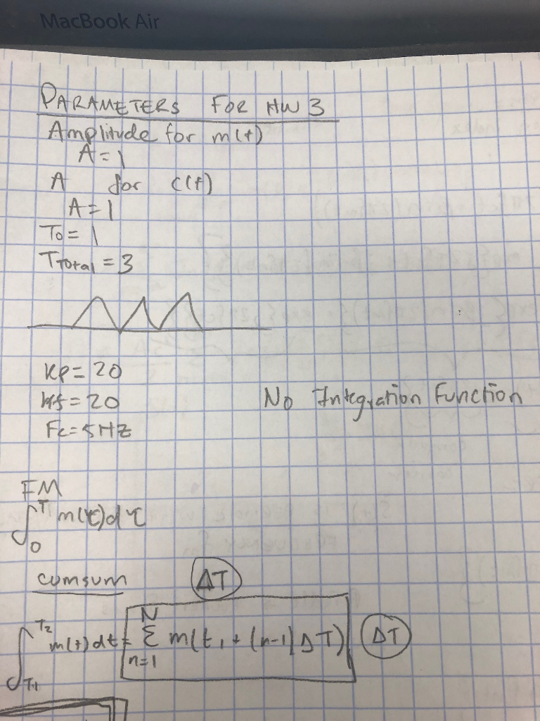 Solved Use Matlab to plot the PM and FM waves produced by | Chegg.com