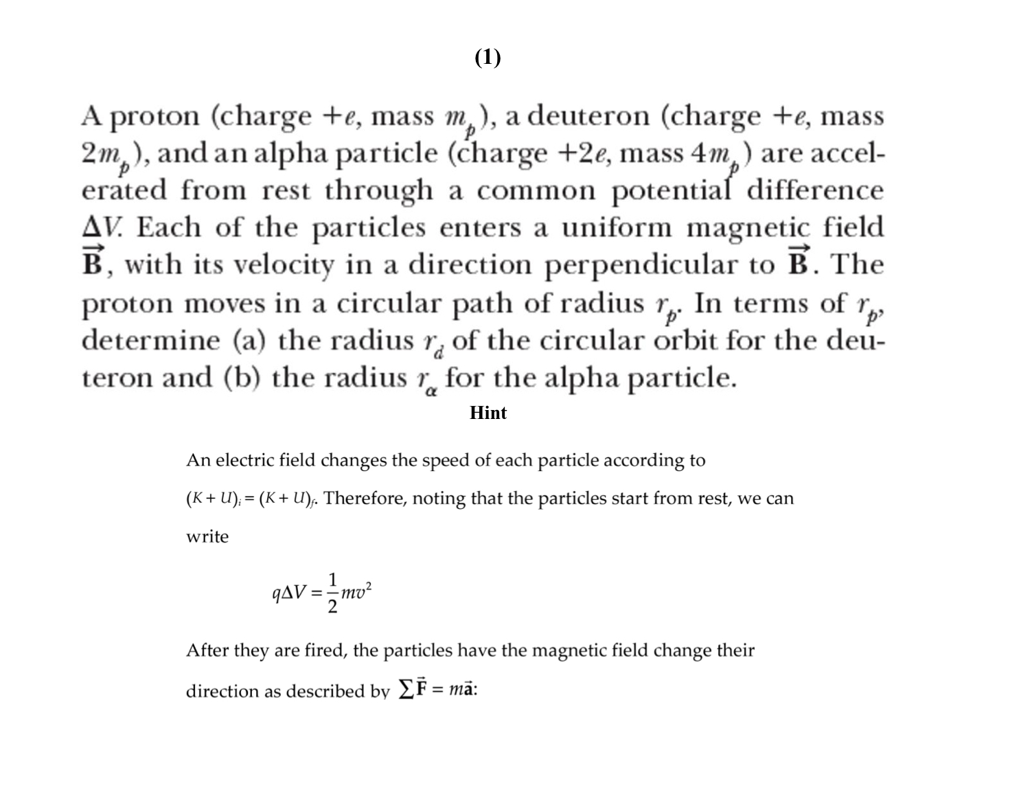 Solved code class="asciimath">An electric field changes the | Chegg.com