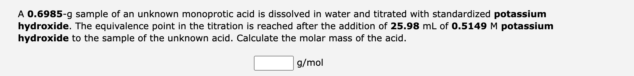 Solved Calculate the volume (in mL ) of 0.725MHCl needed to | Chegg.com