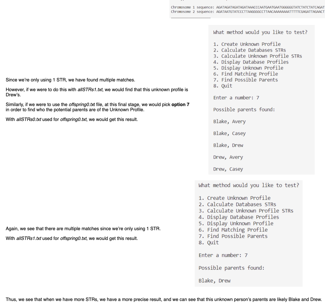 Solved DNA Profiling - 60 course points The purpose of this | Chegg.com