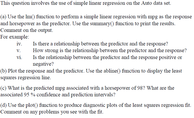This question involves the use of simple linear | Chegg.com