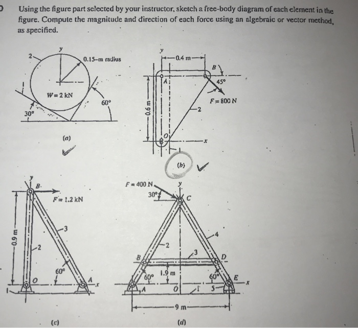 Solved Using the figure part selected by your instructor, | Chegg.com