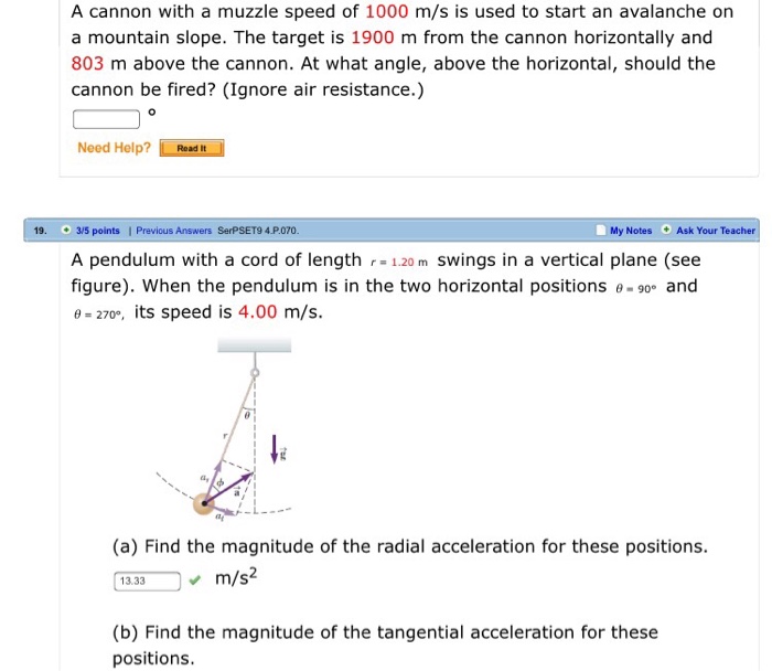 Solved A cannon with a muzzle speed of 1000 m/s is used to | Chegg.com