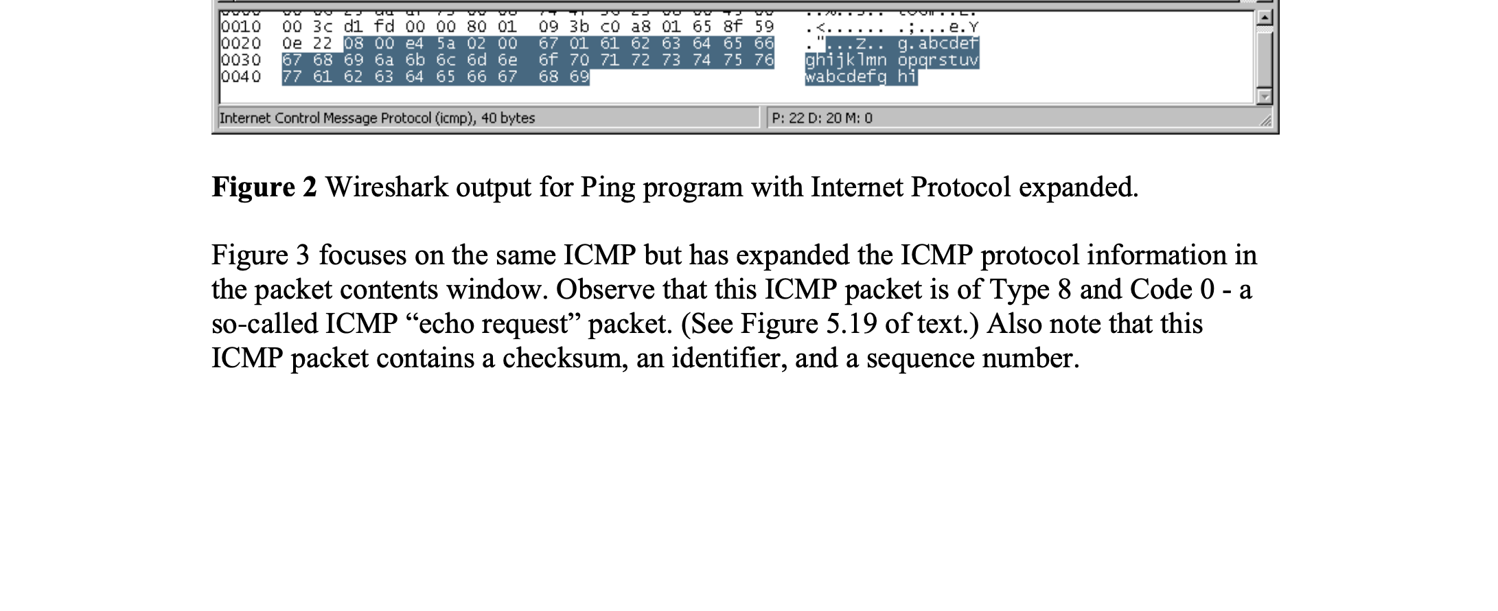 Solved ICMP messages generating by the Ping program; ICMP | Chegg.com