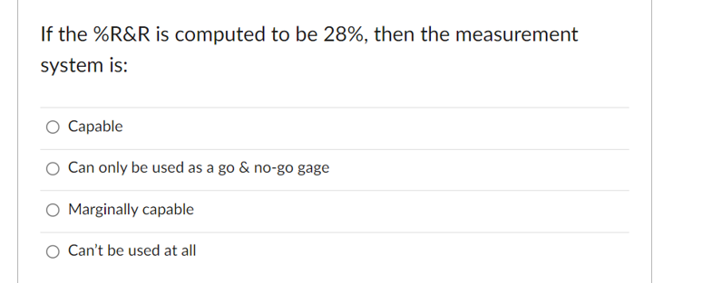 Solved If the %R&R is computed to be 28%, then the | Chegg.com
