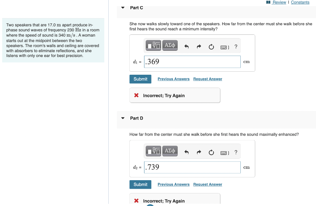 Solved Please answer C and D. The answers shown are | Chegg.com