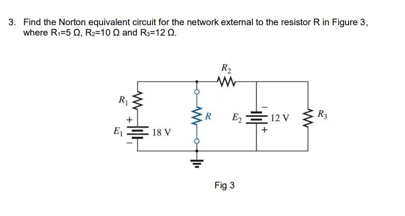 Solved Find the Norton equivalent circuit for the network | Chegg.com