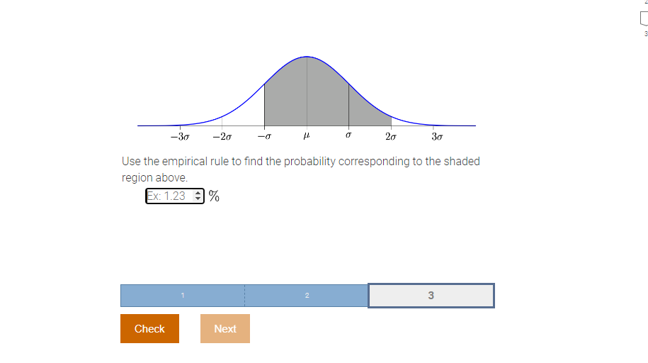 Solved Use the empirical rule to find the probability | Chegg.com