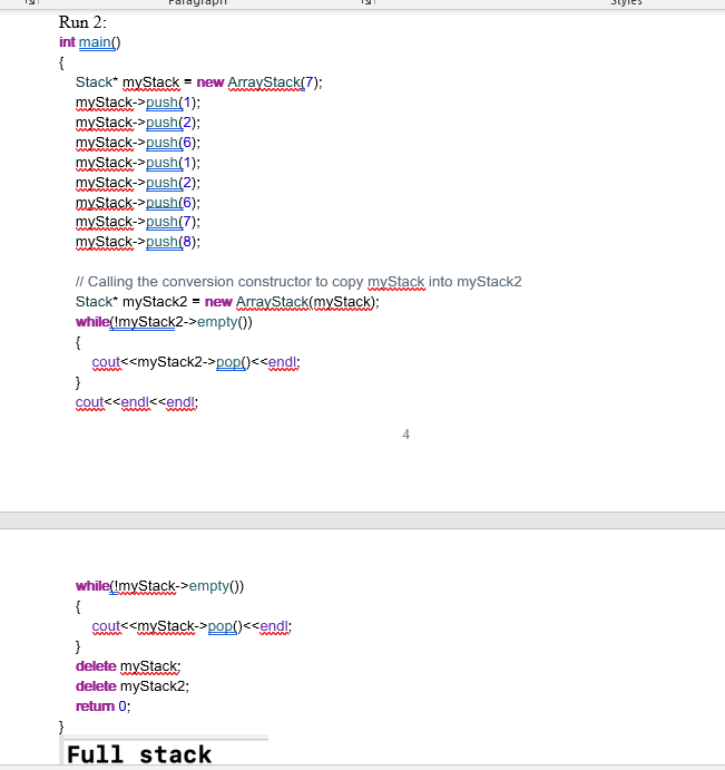 Solved #include using namespace std; class | Chegg.com