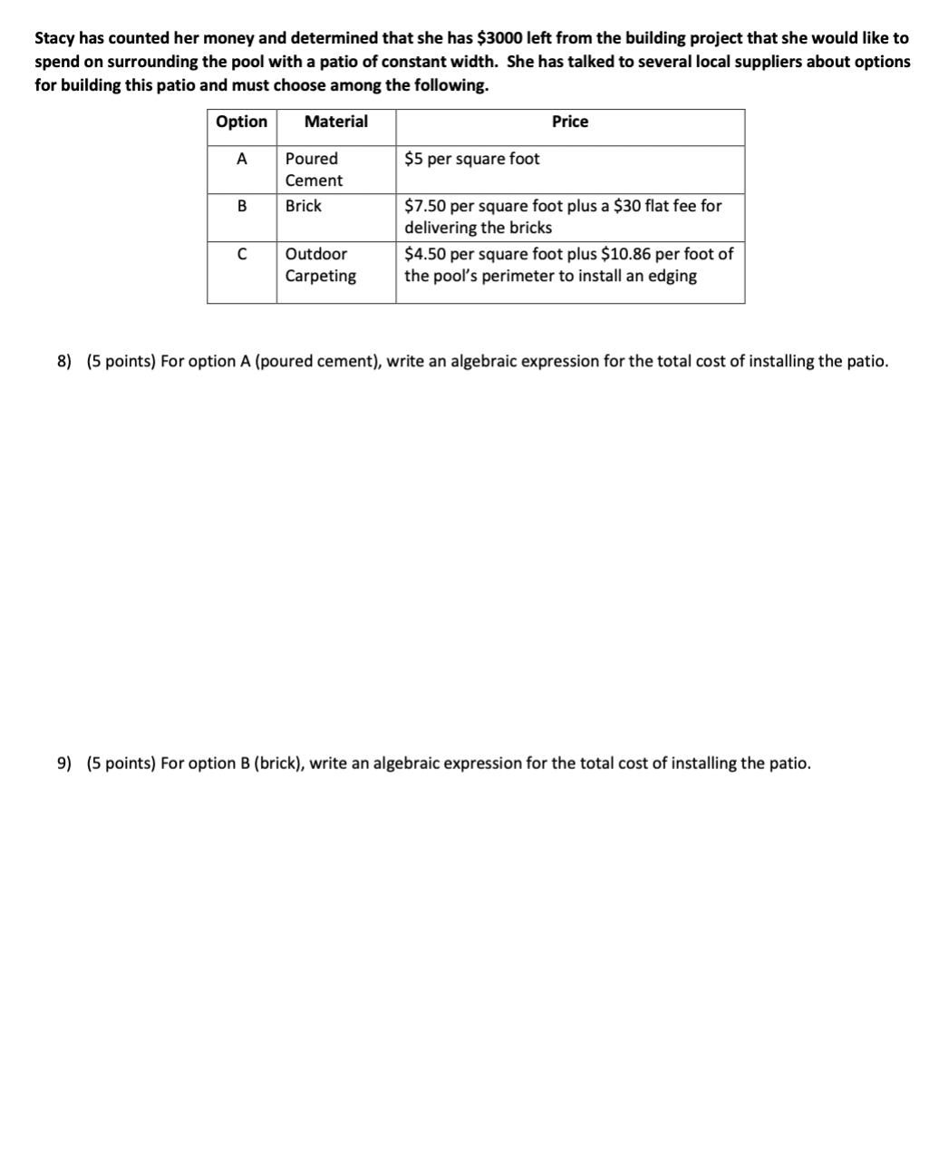 120 Pool Project Read through the following document | Chegg.com