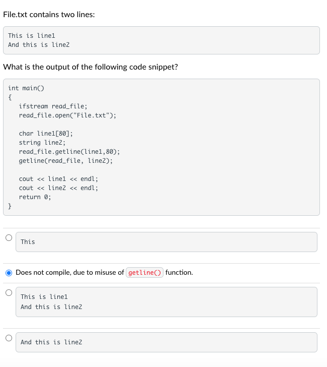 Solved The File.txt file contains the statement This is a | Chegg.com