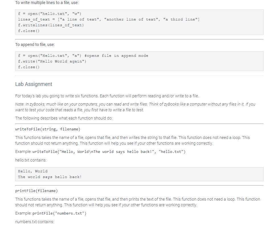 Solved 8.9 L8 - Lab File handling in Python File handling | Chegg.com Solved 8.9 L8 - Lab File handling in Python File handling | Chegg.com
