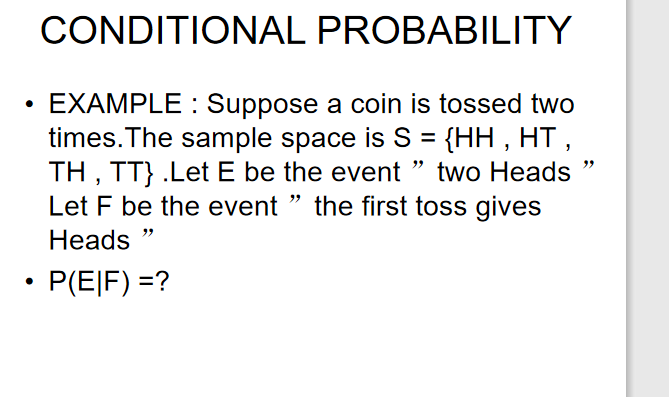 Solved CONDITIONAL PROBABILITY • Consider again the | Chegg.com