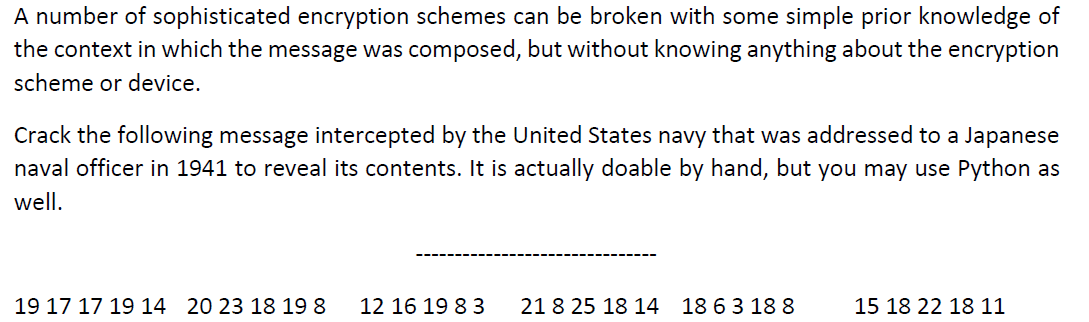 Solved A number of sophisticated encryption schemes can be | Chegg.com