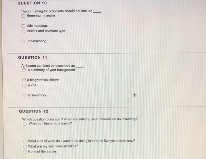 Solved QUESTION 1 The résumé format allows the applicant to | Chegg.com
