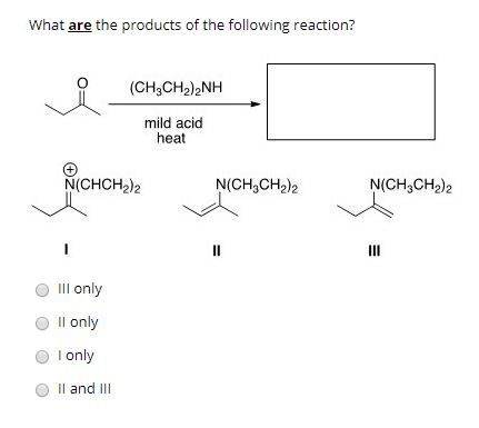 Solved What are the products of the following reaction? | Chegg.com