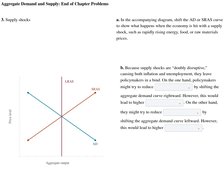 Solved Aggregate Demand and Supply: End of Chapter Problems | Chegg.com