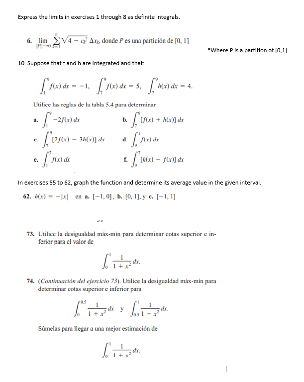 Solved Express the limits in exercises 1 through 8 as | Chegg.com