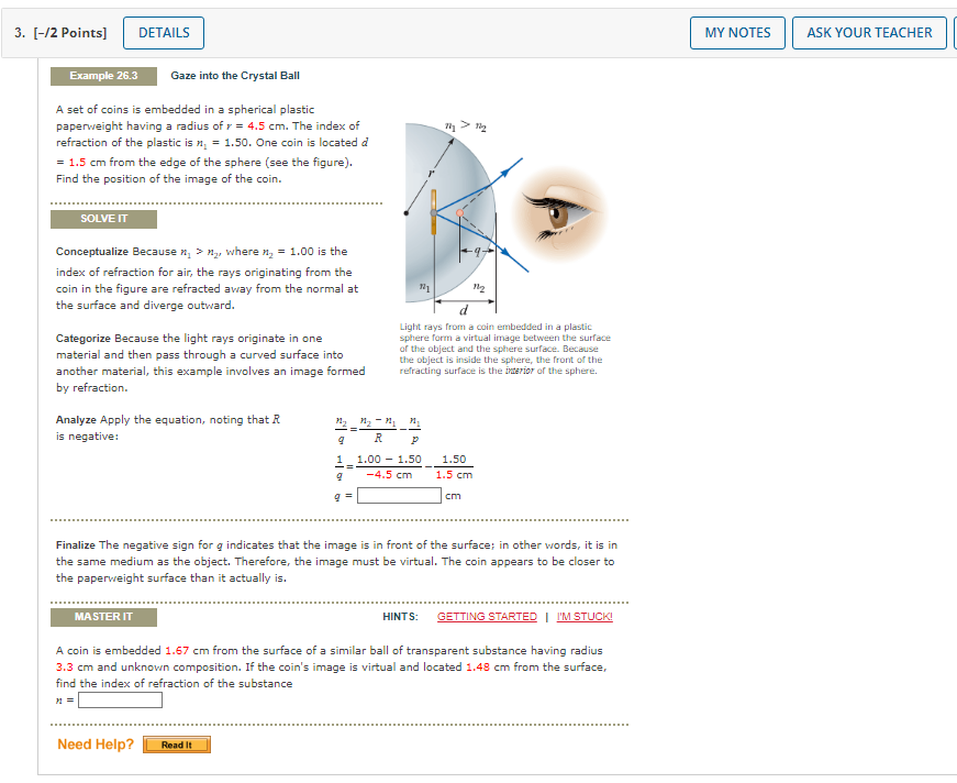 Solved A set of coins is embedded in a spherical plastic | Chegg.com