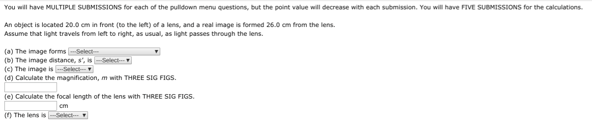 Solved You will have MULTIPLE SUBMISSIONS for each of the | Chegg.com