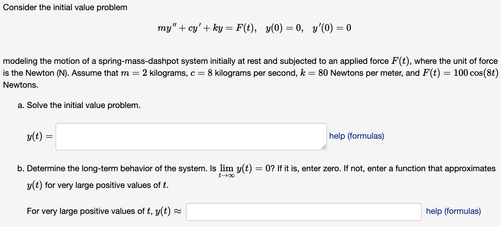 Solved Consider the initial value problem | Chegg.com