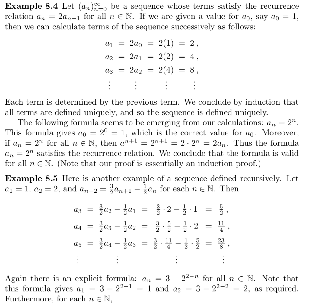 Solved 1a A Sequence An∞n1 Is Defined By A1 0 And An1 
