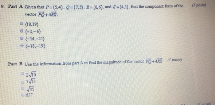 Solved How does multiplying a vector by a scalar value of T | Chegg.com