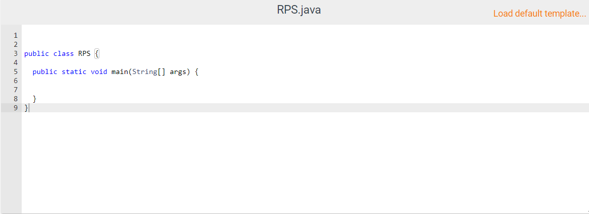 Solved Rpsjava Load Default Template M Public Class Rps 2905