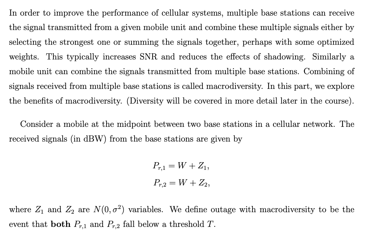 Solved In order to improve the performance of cellular | Chegg.com