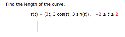Solved Find the length of the curve. | Chegg.com