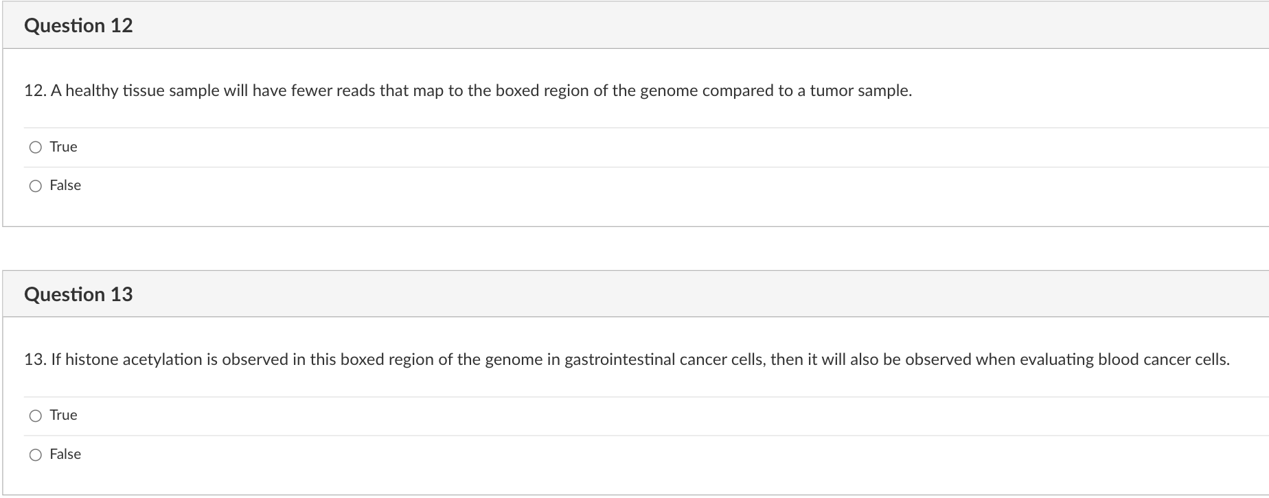 [Questions 8-13] The image below shows a genome | Chegg.com