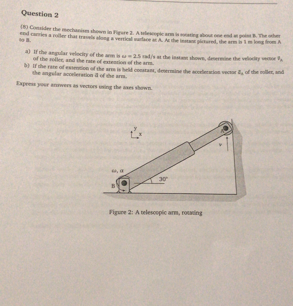 Solved Question 2 (8) Consider the mechanism shown in Figure | Chegg.com