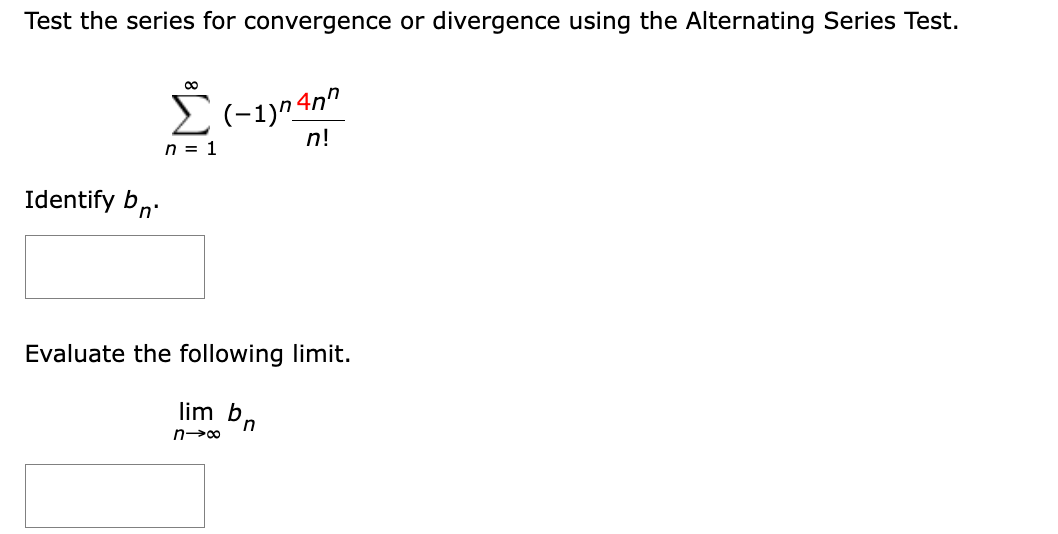 Solved Test the series for convergence or divergence using | Chegg.com