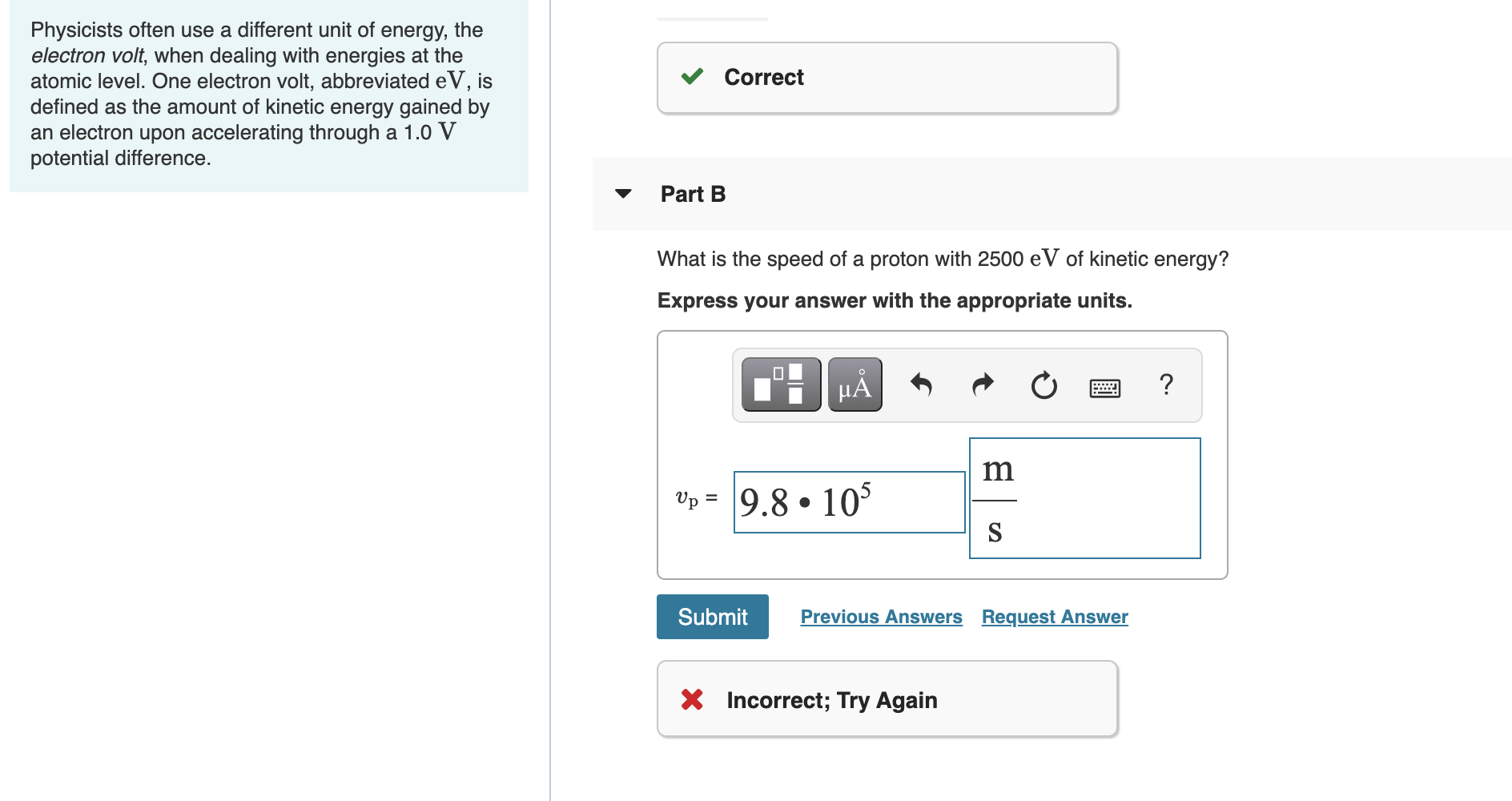 Solved Correct Physicists often use a different unit of | Chegg.com Solved Correct Physicists often use a different unit of | Chegg.com