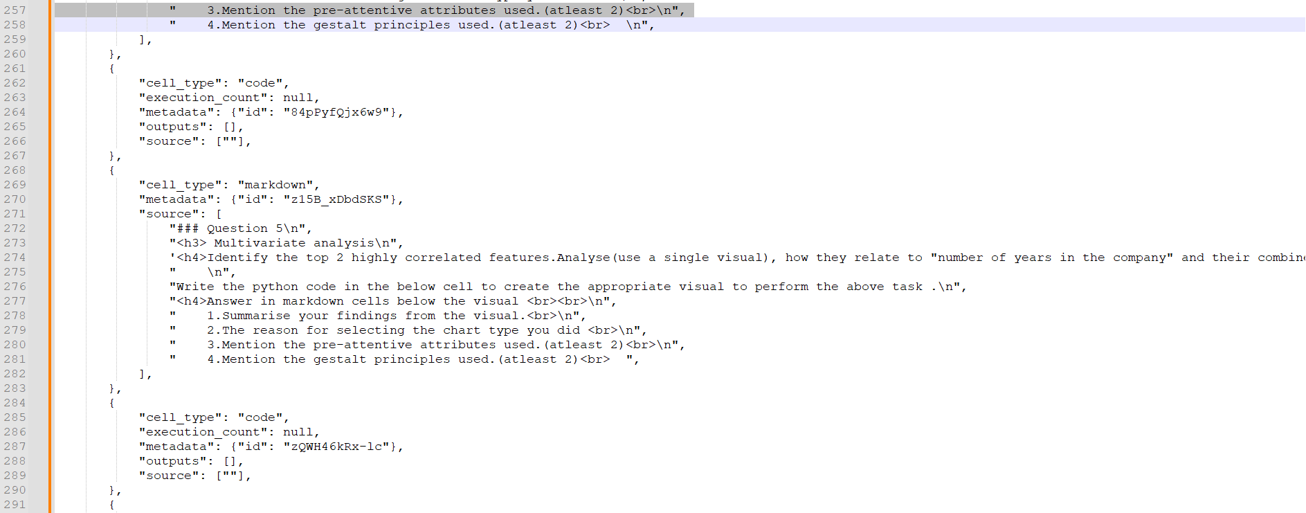 Sample code given with blank values in it as | Chegg.com