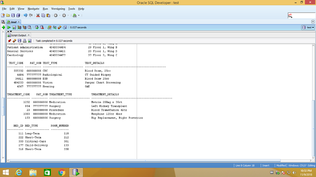 Solved I am using Oracle SQL and am new to it. I have seven | Chegg.com