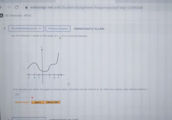 C webassign.net/web/Student/Assignment | Chegg.com