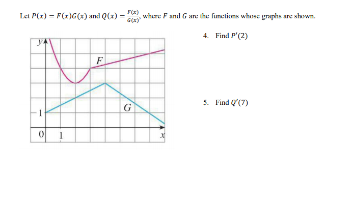 Solved F(x) Let P(x) = F(x)G(x) and Q(x) = G(x)' where F and | Chegg.com