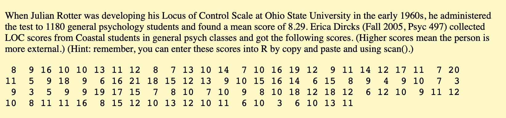 Solved When Julian Rotter was developing his Locus of | Chegg.com