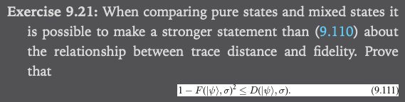 Solved Exercise 9.21: When comparing pure states and mixed | Chegg.com
