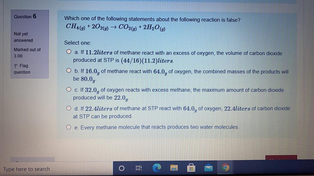 Solved Question 6 Which One Of The Following Statements