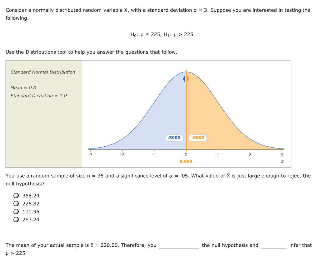 Solved Consider a normally distributed random variable X, | Chegg.com